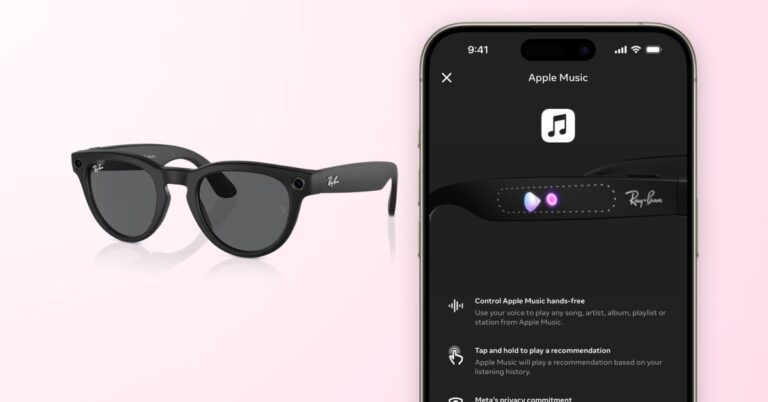 Les lunettes Ray-Ban Meta intègrent désormais Apple Music avec les ...