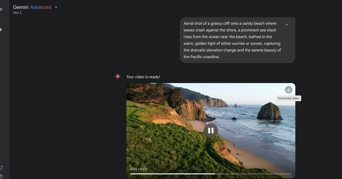 L'application Gemini déploie Veo 2 pour la génération de vidéos avancées