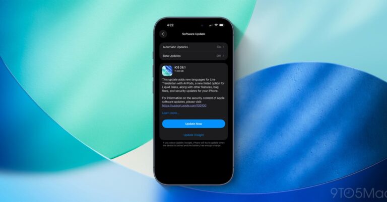 iOS 26.1 : Voici les notes de version officielles d'Apple